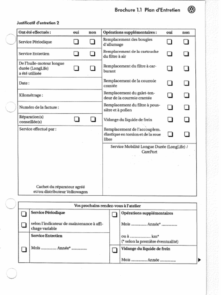 Carnet Entretien Ds4 Pdf