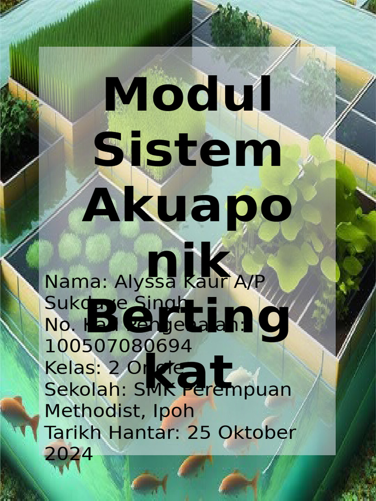 RBT Form 2 (Akuaponik) | PDF