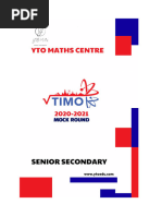 TIMO Final 2020-2021 P1 | PDF | Numbers | Mathematics