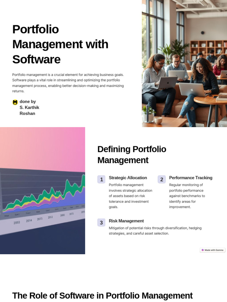 Software for Effective Portfolio Management | PDF | Investment ...