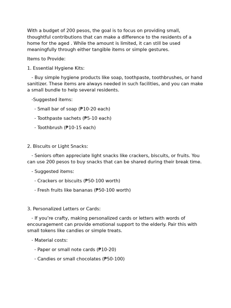 Proposal For NSTP | PDF