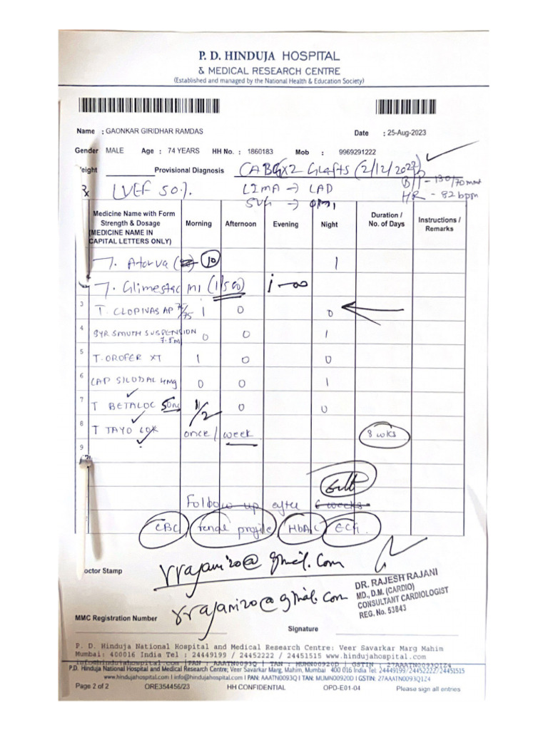 Prescription | PDF