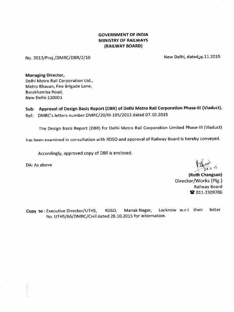 2 - DMRC PH Iii DBR | PDF