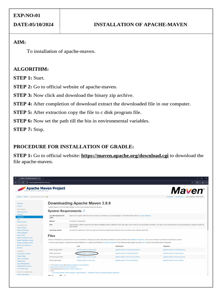 Installing Apache Maven on Windows | PDF