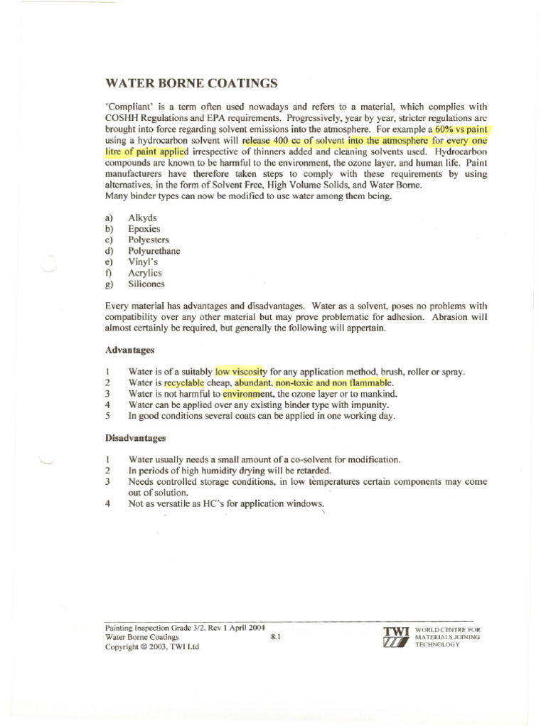 8 - Waterborne Coating - Ch-8 | PDF