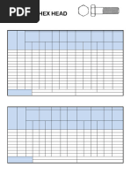 USS Flat Washer Size Chart | PDF | Screw | Manufactured Goods