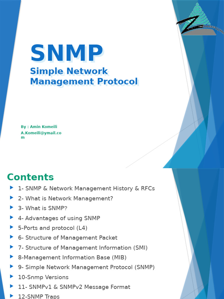 Simple Network Management Protocol | PDF | Computer Network | Port (Computer Networking)