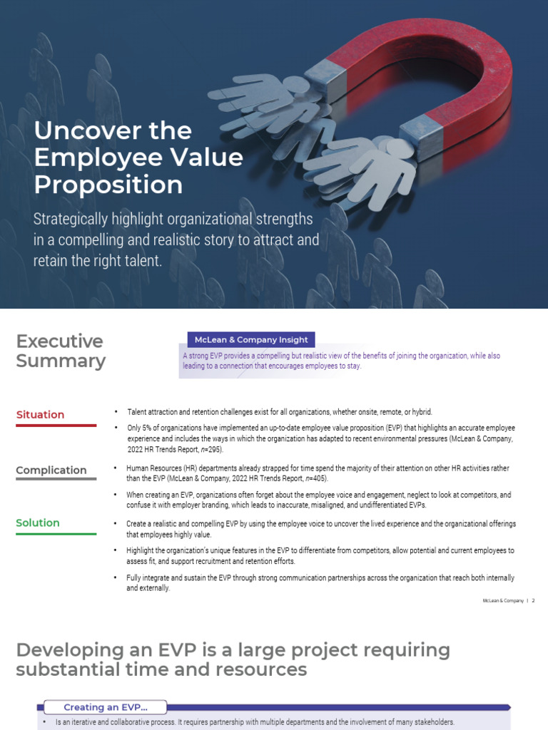 Employee Value Proposition Storyboard | PDF | Employee Retention ...