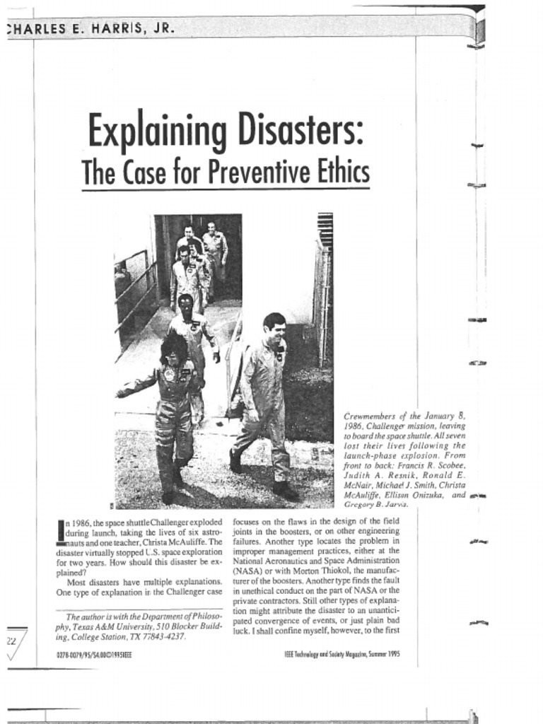 Harris - Explaining Disasters | PDF