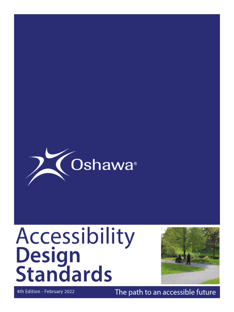 Oshawa Accessibility Design Standards - 4th Edition February 2022 | PDF ...