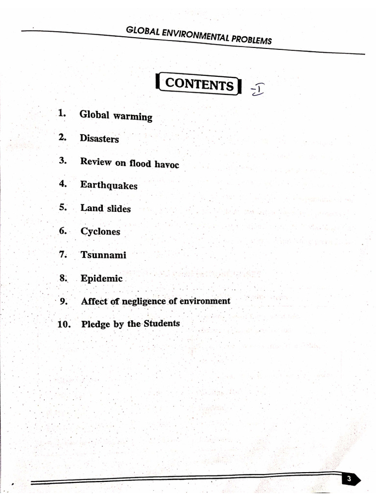 Global Environmental Problems | PDF