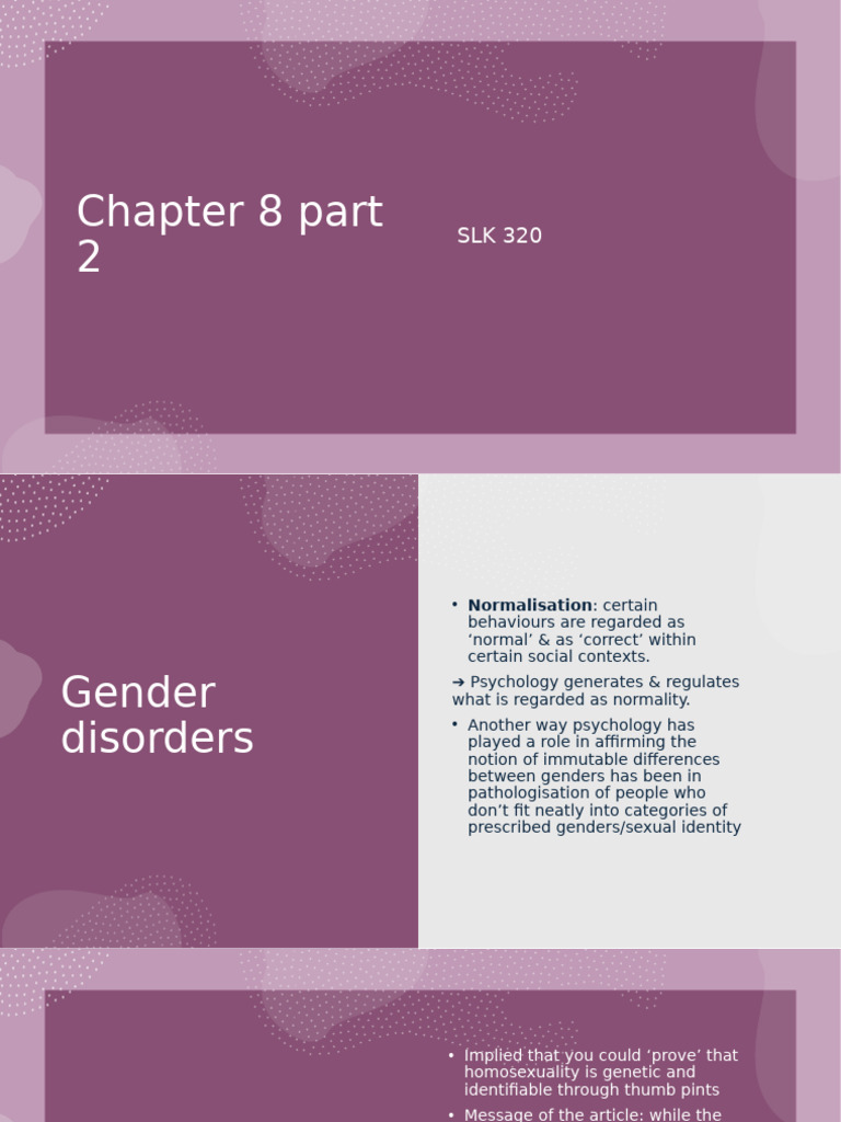 Chap8 Critical Part2 | PDF | Gender | Gender Studies