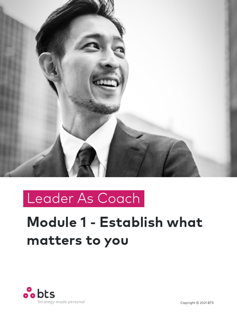 Leaders As Coach - Module 1 | PDF | Empowerment | Curiosity