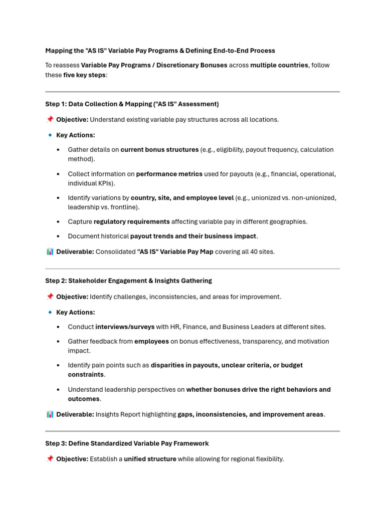 Changing Variable Pay Programs | PDF | Performance Indicator | Leadership