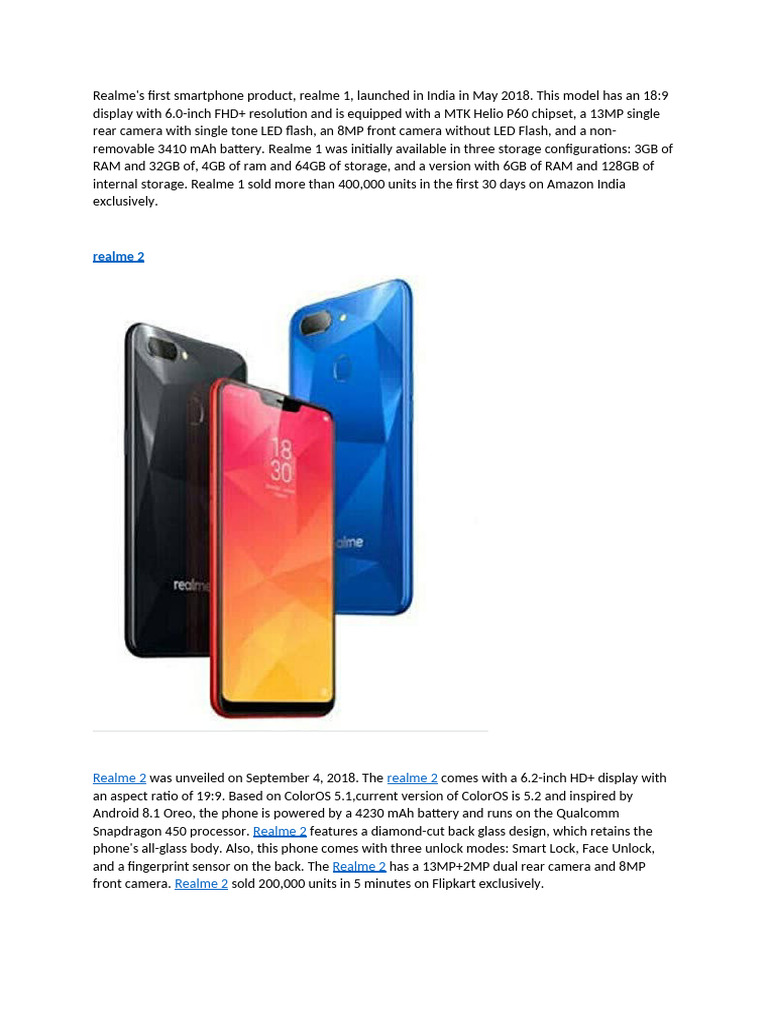 Realme | PDF