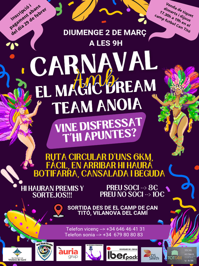 Carnaval Magic Dream Team Anoia | PDF