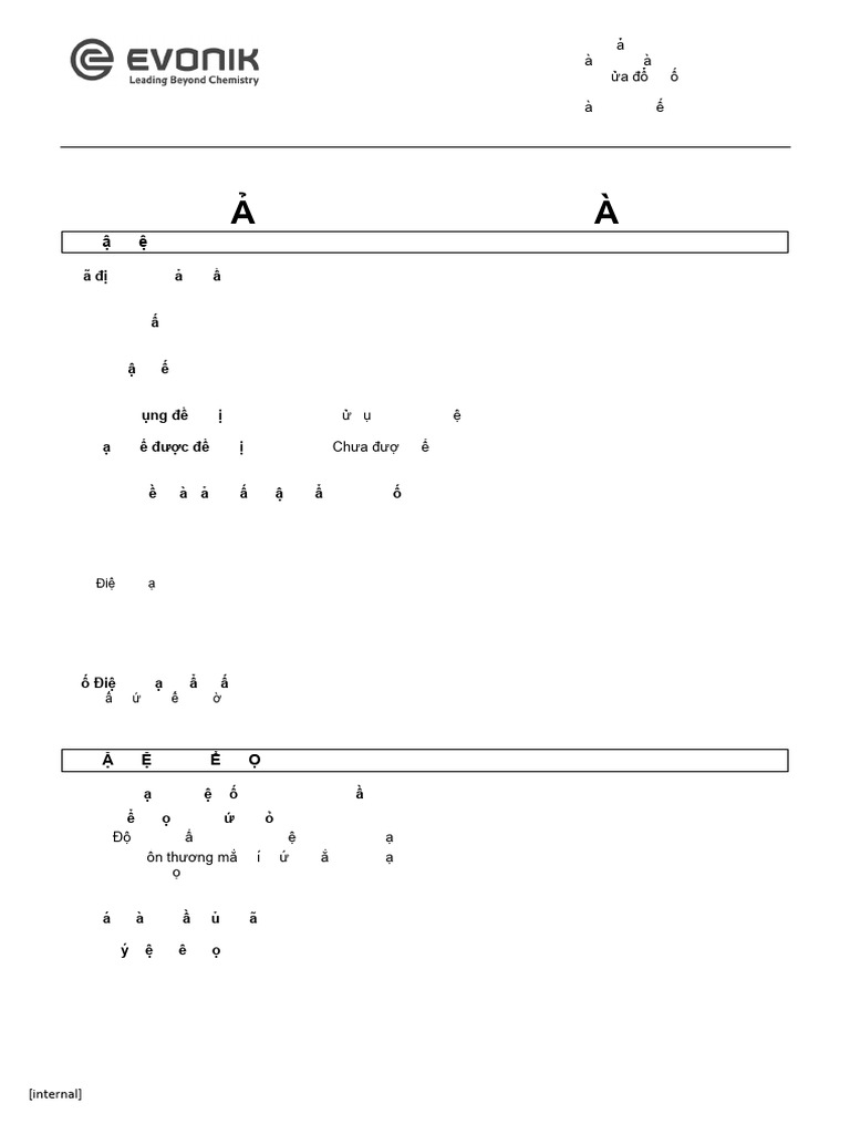 SDS - tego twin 4100 tiếng việt | PDF