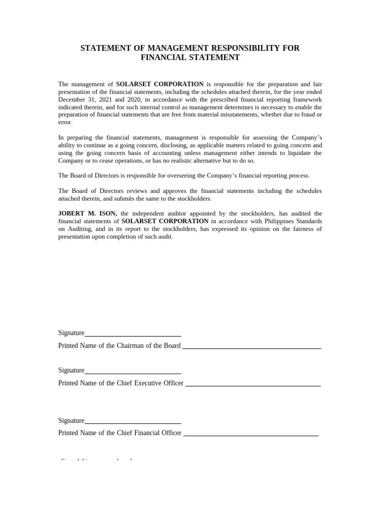 3 SMR | PDF | Going Concern | Audit