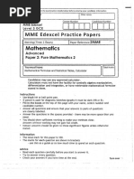 Edexcel A Level Mathematics - Pure (Paper 1) (Mock Exam - 2025) | PDF ...