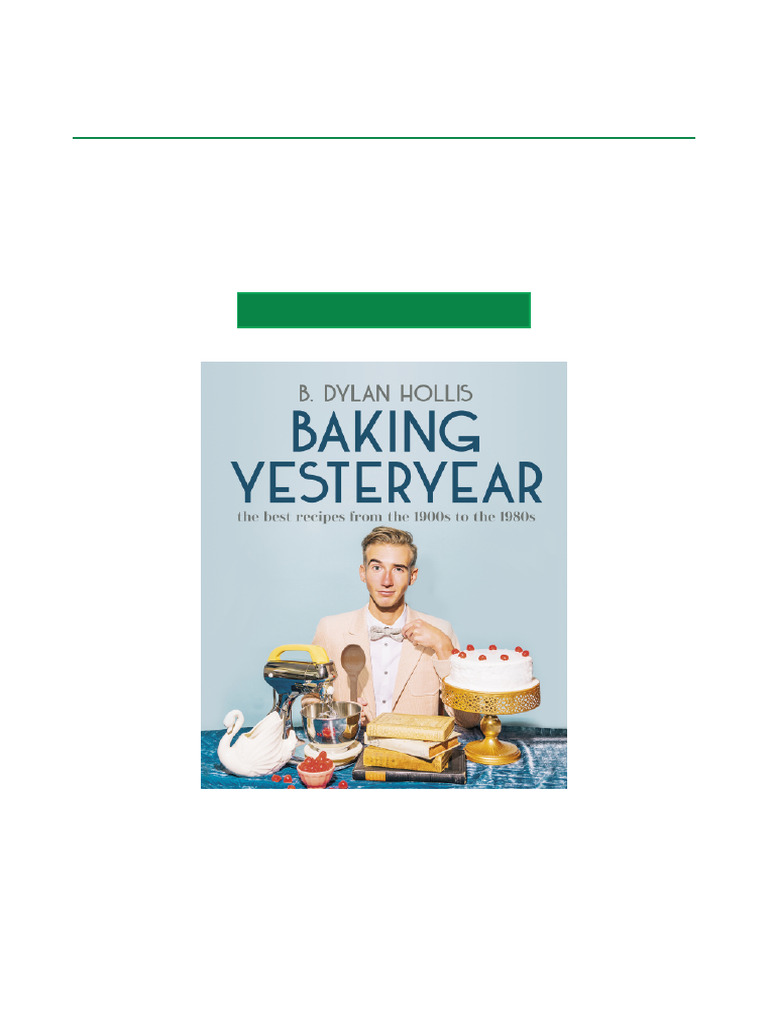 Vintage Baking Recipes Book | PDF