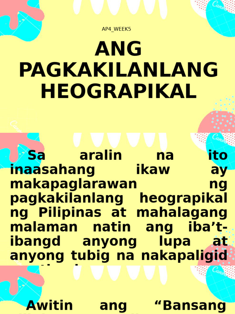 Q1 Aralin4 Week5 | PDF