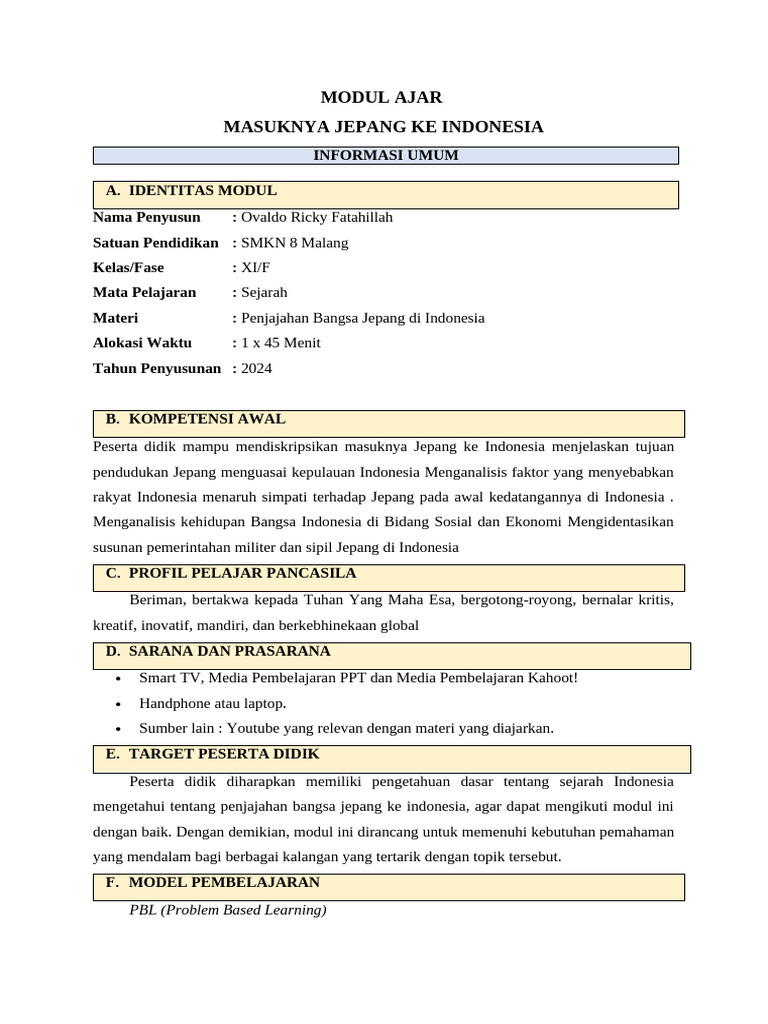 Modul Microteaching | PDF