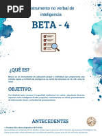 Test de Inteligencia Beta 4: Guía Completa | PDF | Escala de ...
