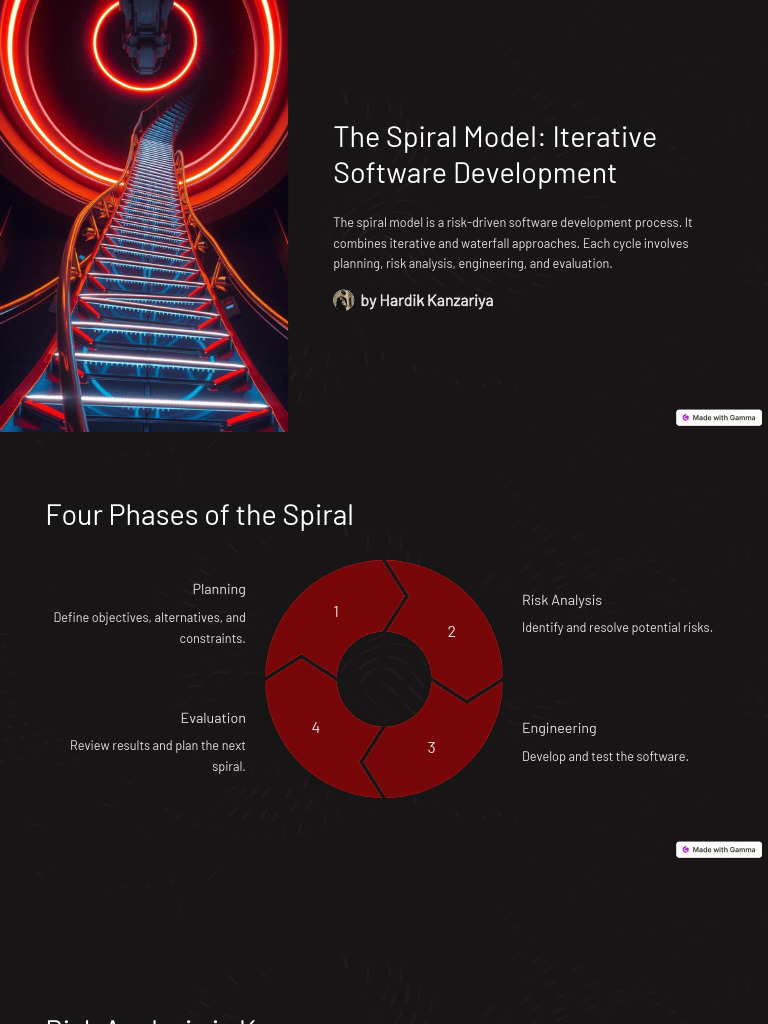 Spiral Model in Software Development | PDF | Risk Management | Risk