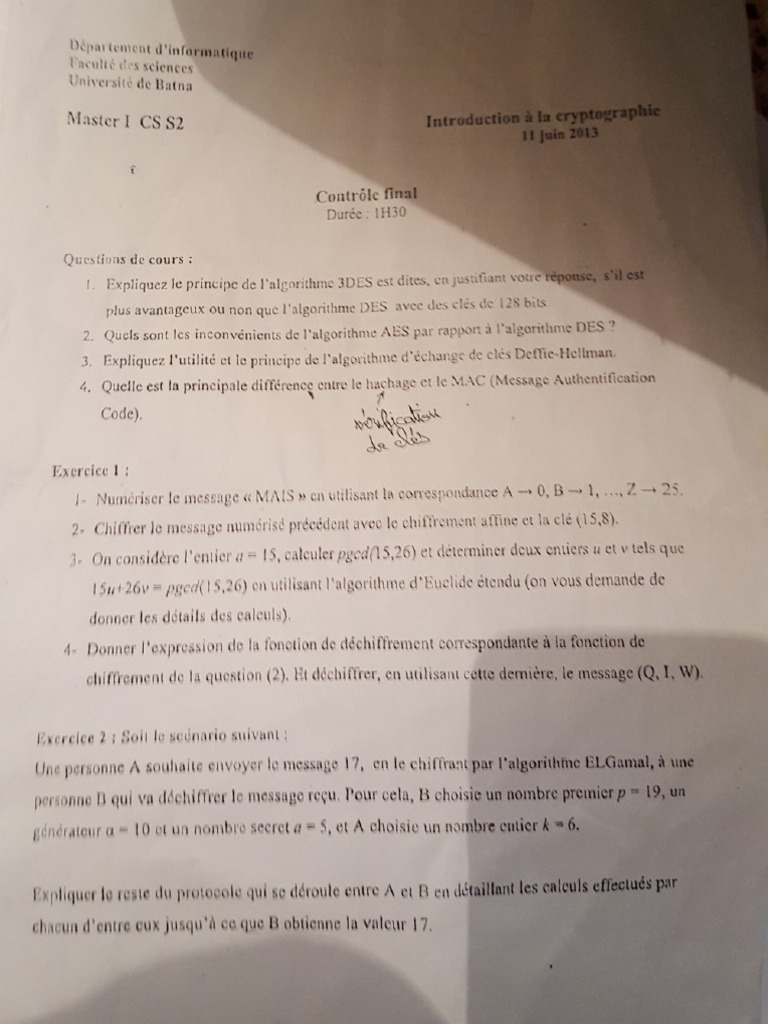 Batna Crypto 2013 | PDF