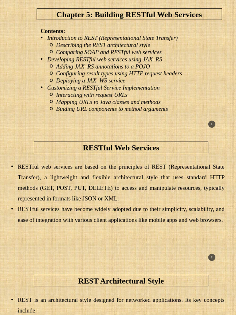 Ch-5-- Building RESTful Web Services-1 | PDF | Web Service | Soap