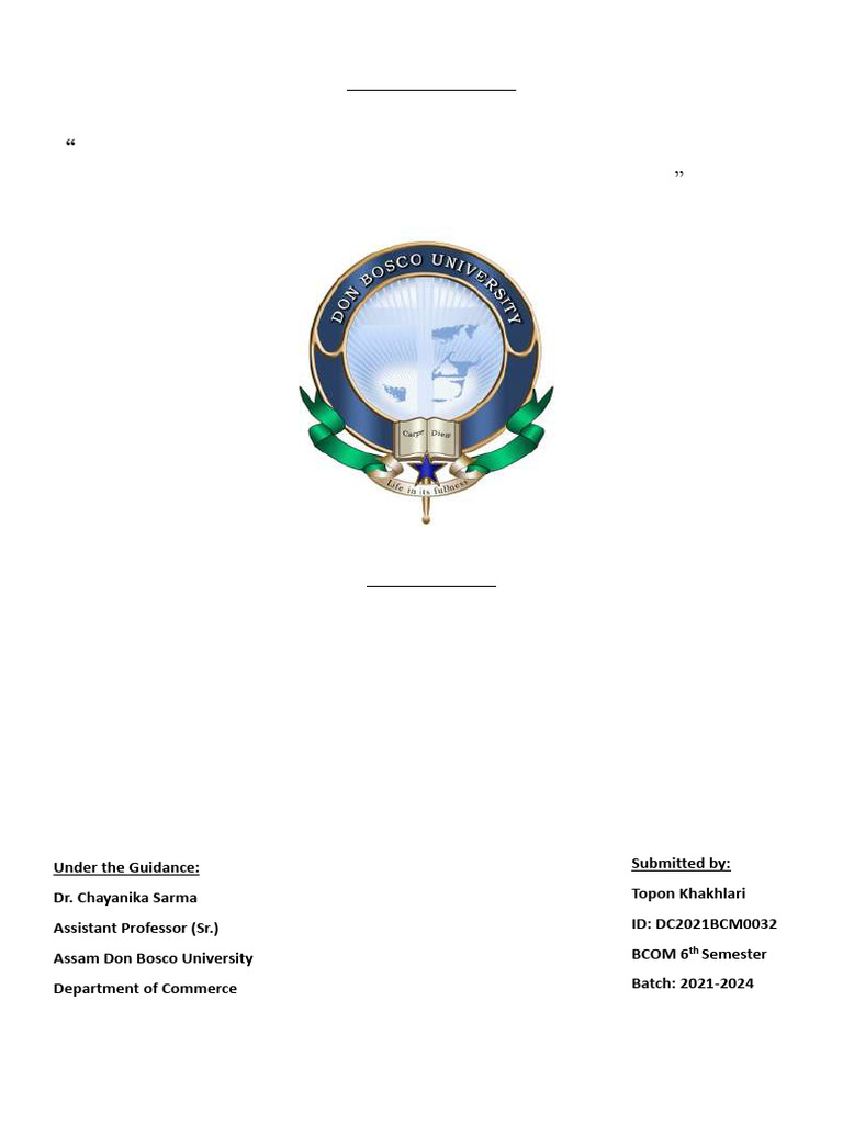 ID 32 COMPLETE PROJECT REPORT | PDF | Popular Culture & Media Studies ...