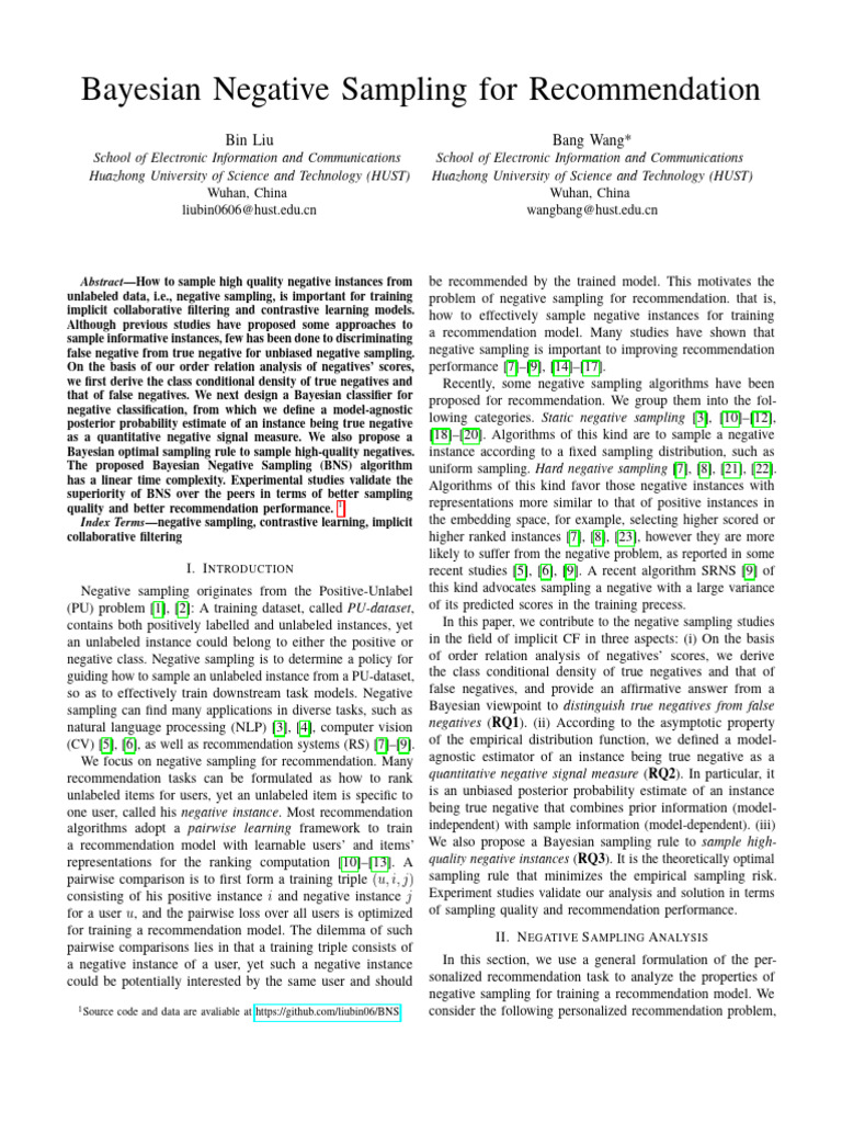 贝叶斯负采样 | PDF | Bias Of An Estimator | Bayesian Inference