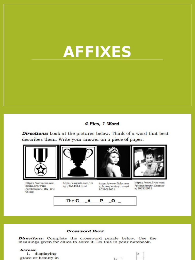 AFFIXES | PDF