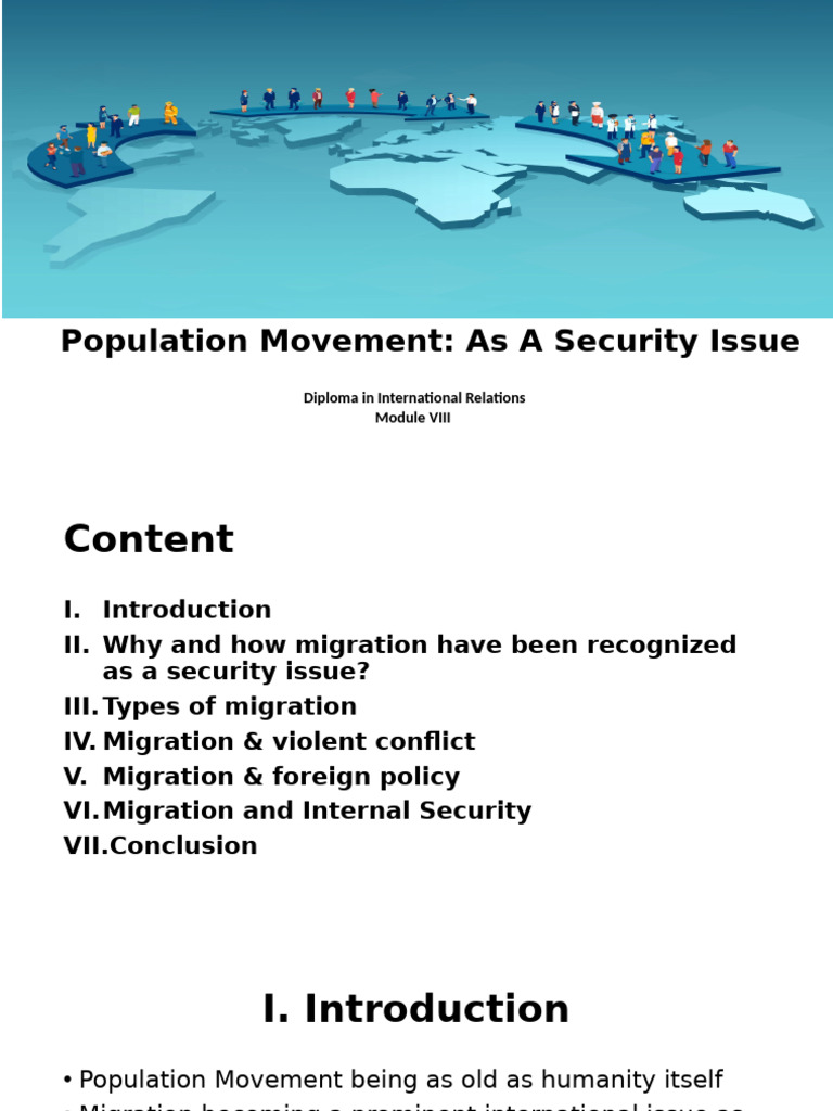 Populaiton Movement DIR | PDF | Human Migration | Refugee