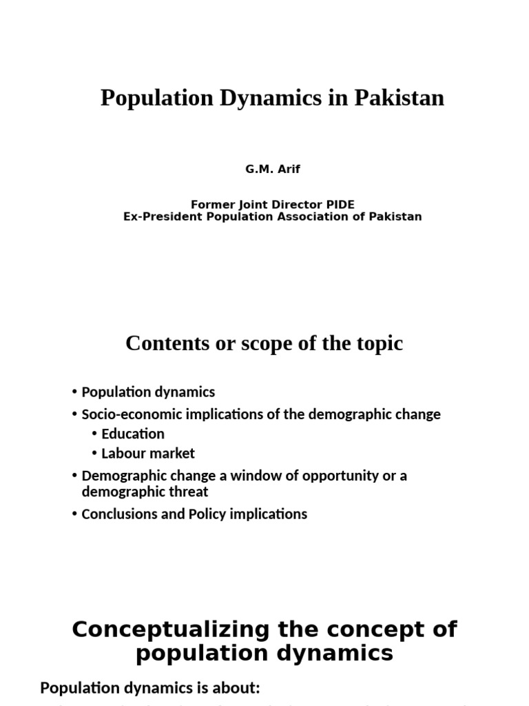 Pakistan's Population Dynamics Analysis | PDF | Federally Administered Tribal Areas | Khyber ...