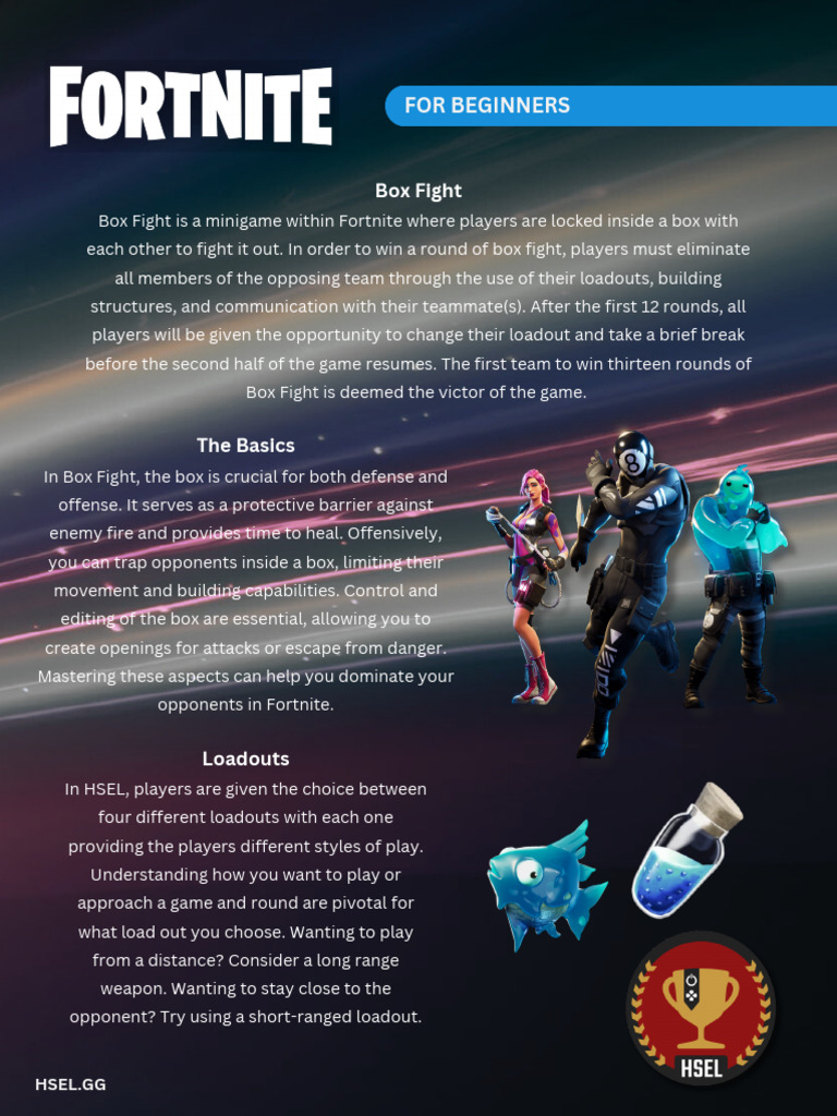 Fortnite Box Fight & Zone Wars Flyer | PDF | Military