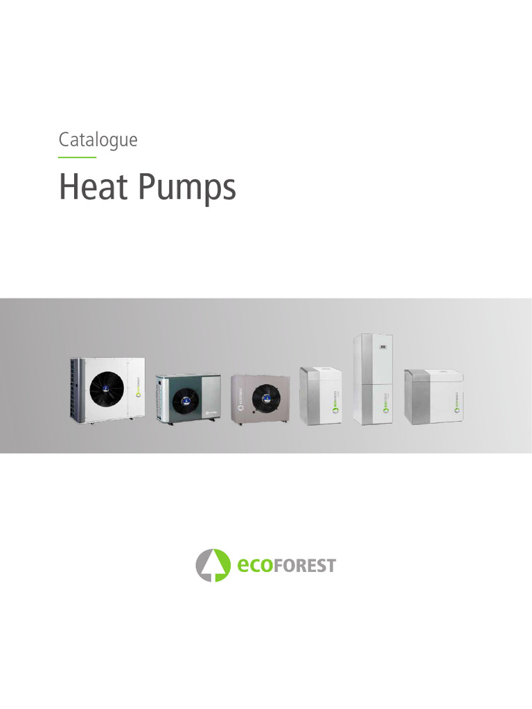 Ecoforest Heat Pumps Catalogue | PDF | Heat Pump | Air Conditioning