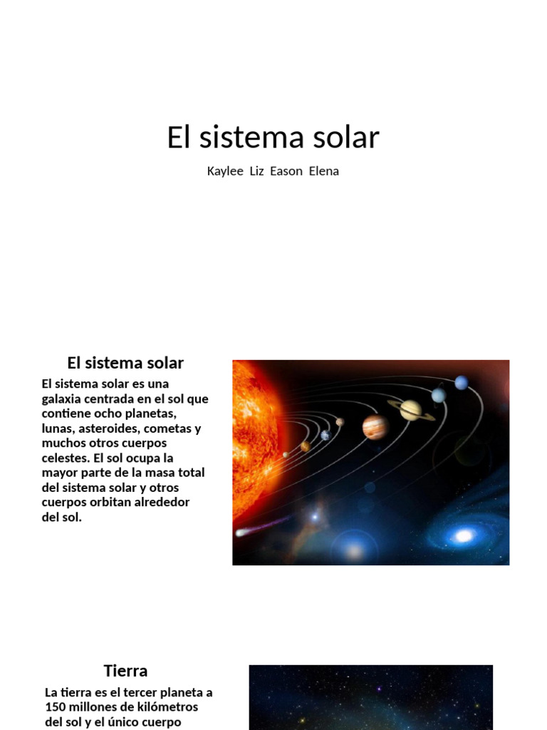 Introducción al Sistema Solar | PDF