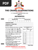 Ple Primary Leaving Examination Mathematics 2024 | PDF