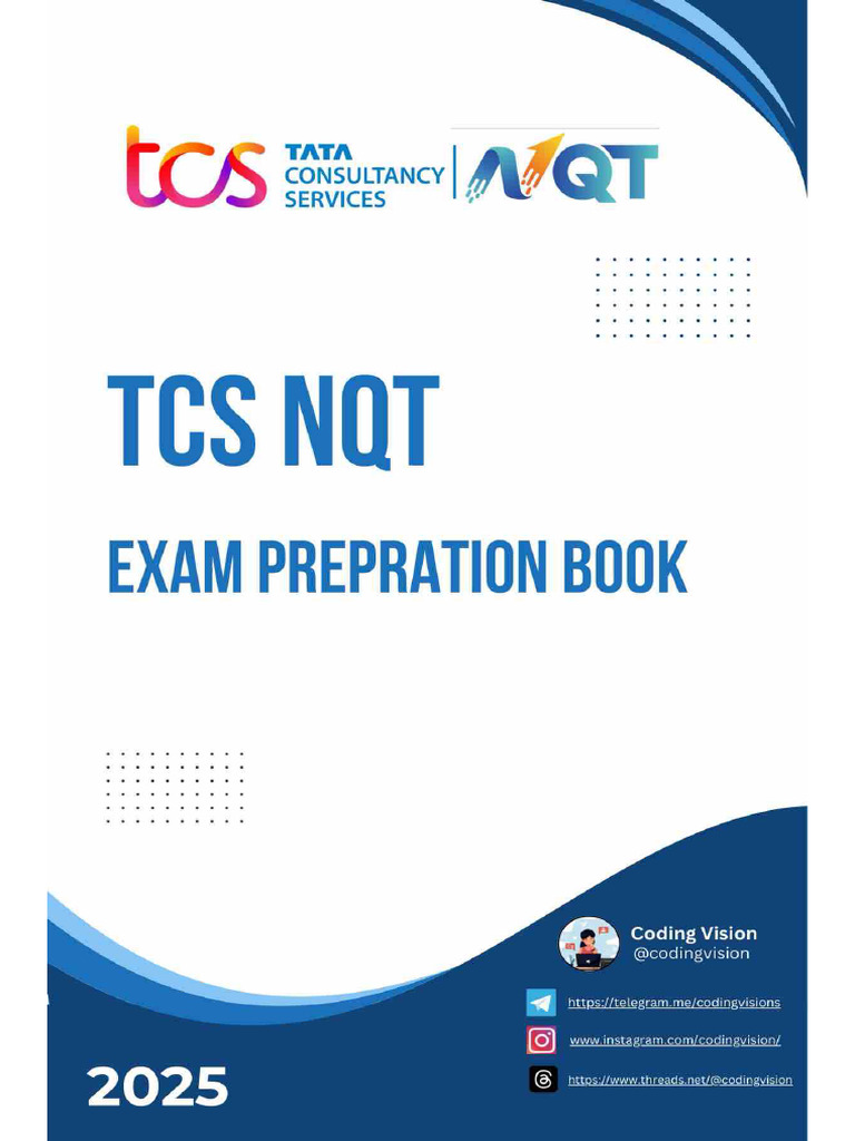 TCS NQT CodingVision | PDF