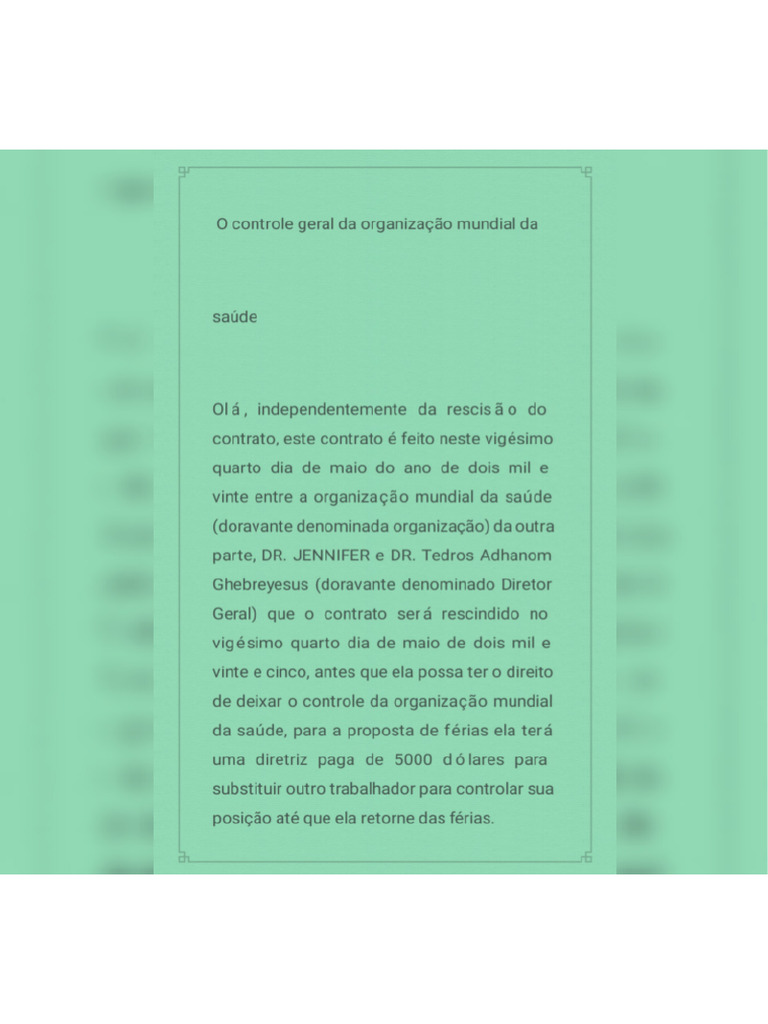 Would Health Organization | PDF