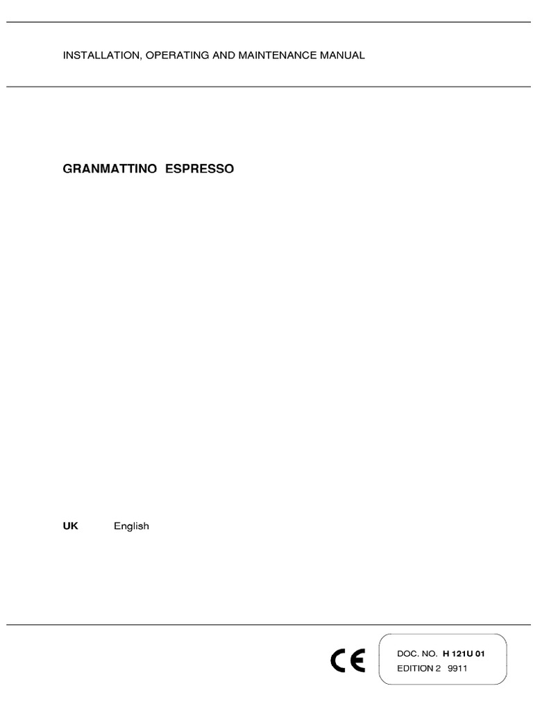 Gan Mattino Generic Install, Manual 11-99 H121U01 | PDF | Valve | Mains ...