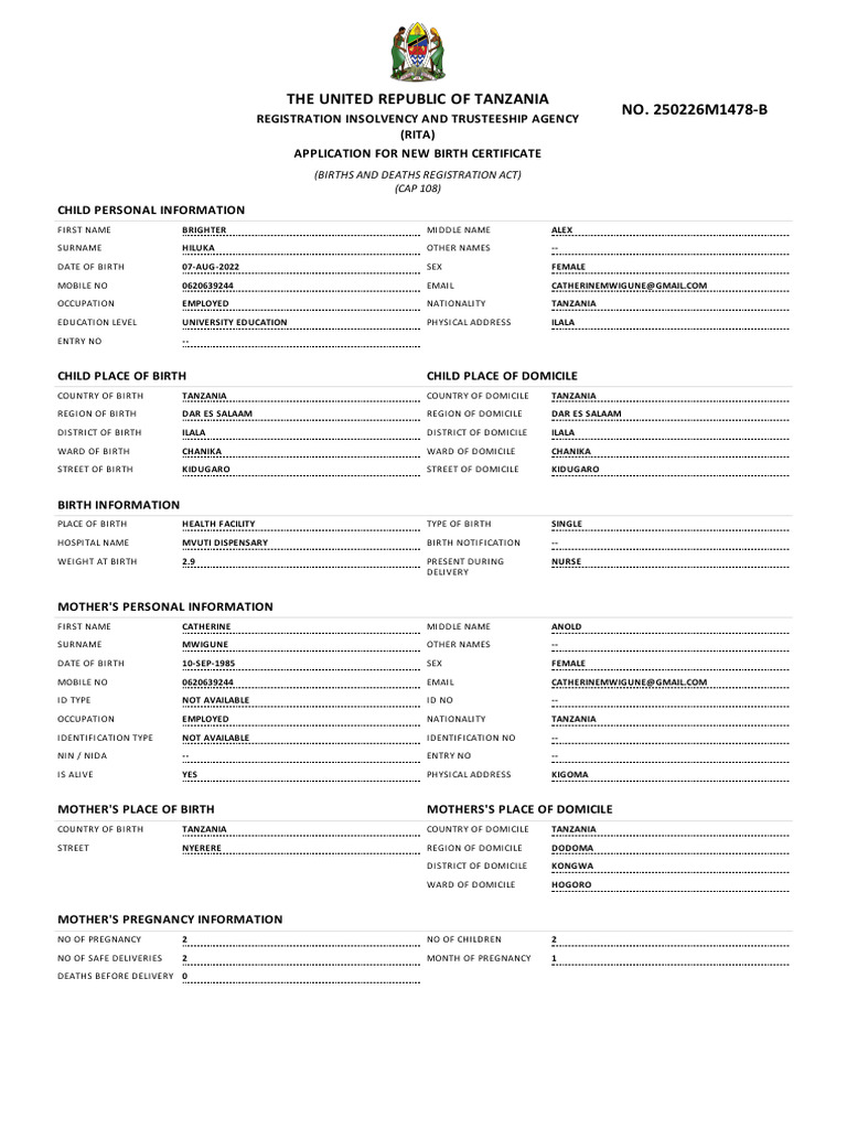 Brighter Application Form 20250225B 5535 | PDF