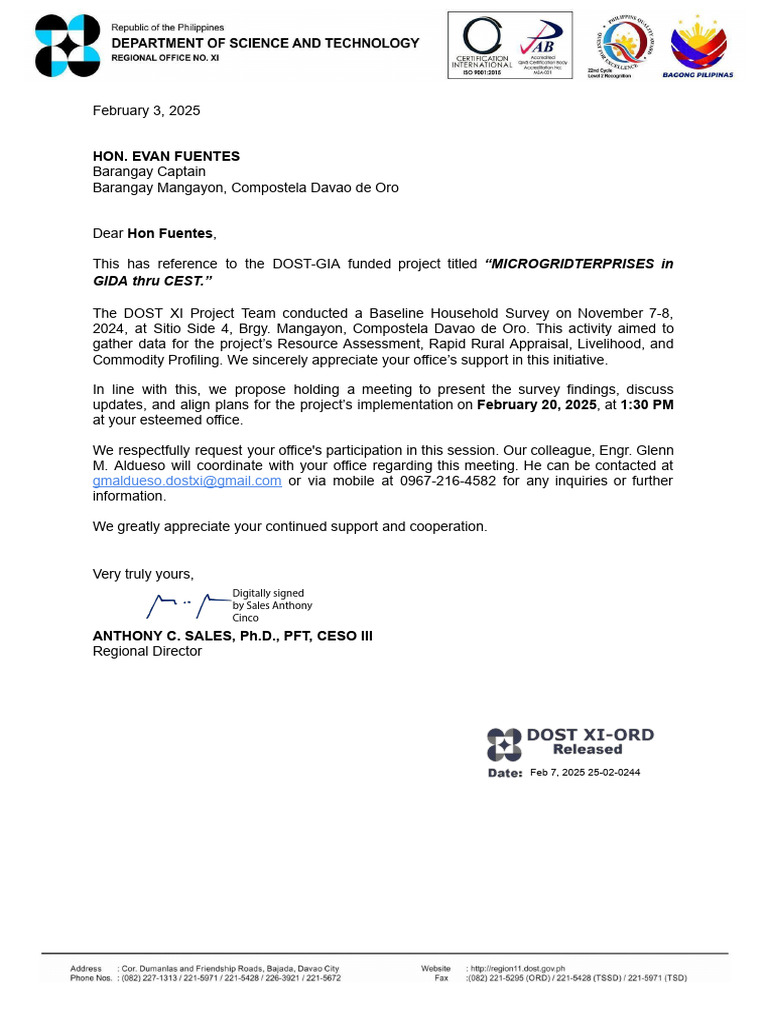 Feb 20 2025 BLGU Compostela | PDF