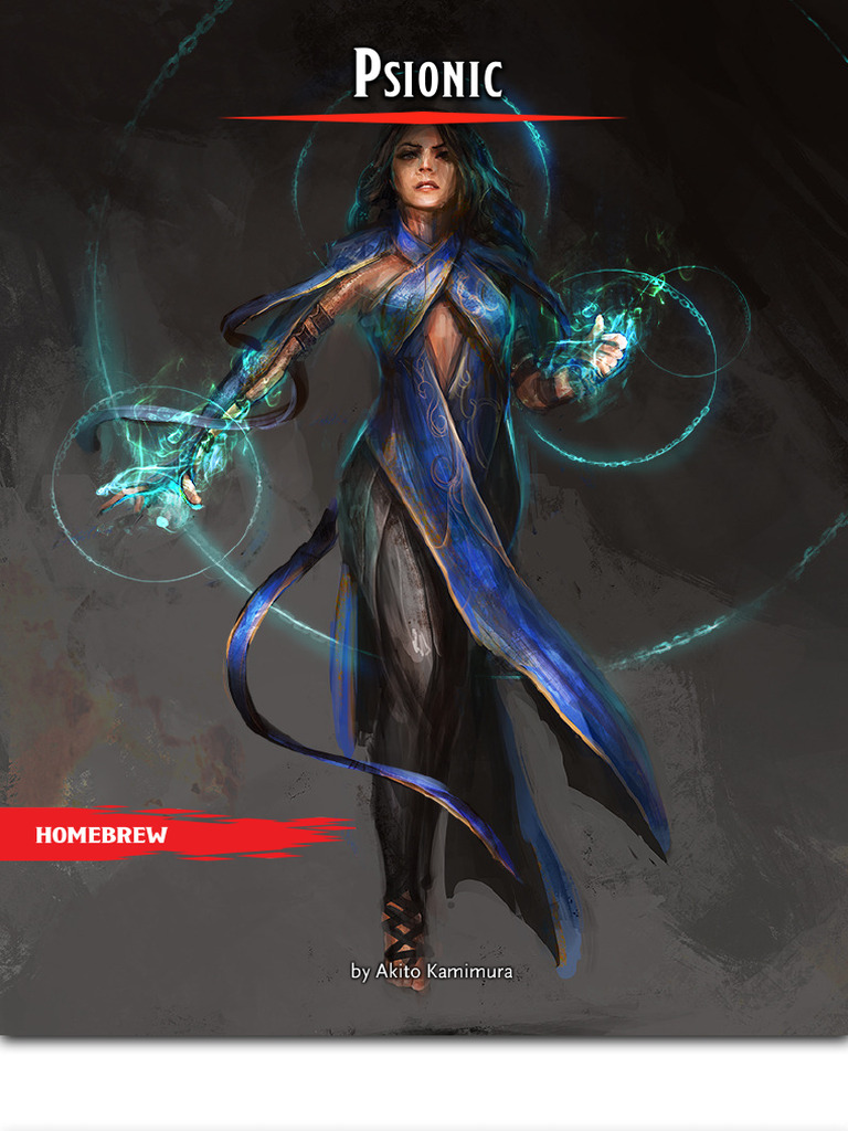 AkitoKamimura - Psionic 5e - GM Binder | PDF