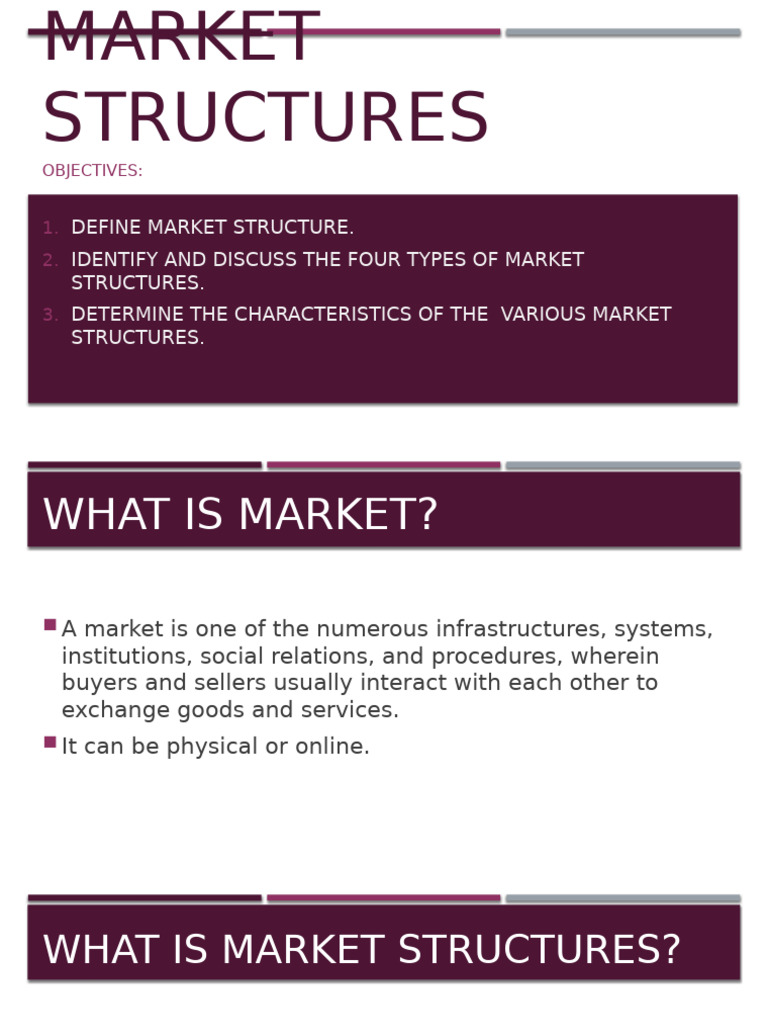Overview of Market Structures Explained | PDF | Monopoly | Profit ...