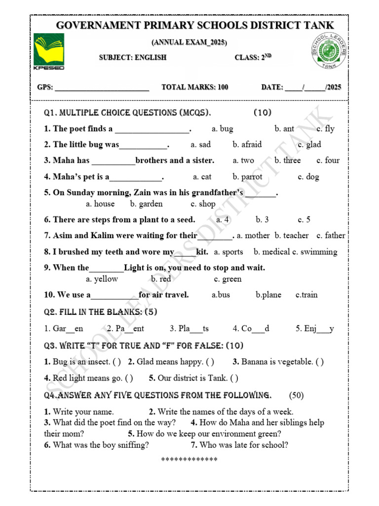 2nd English | PDF