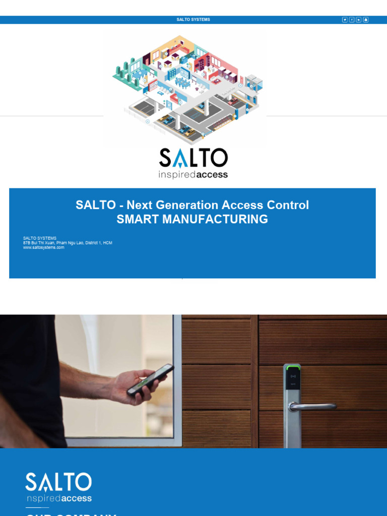 SALTO Smart Manufacturing Solutions | PDF | Computer Network | Elevator