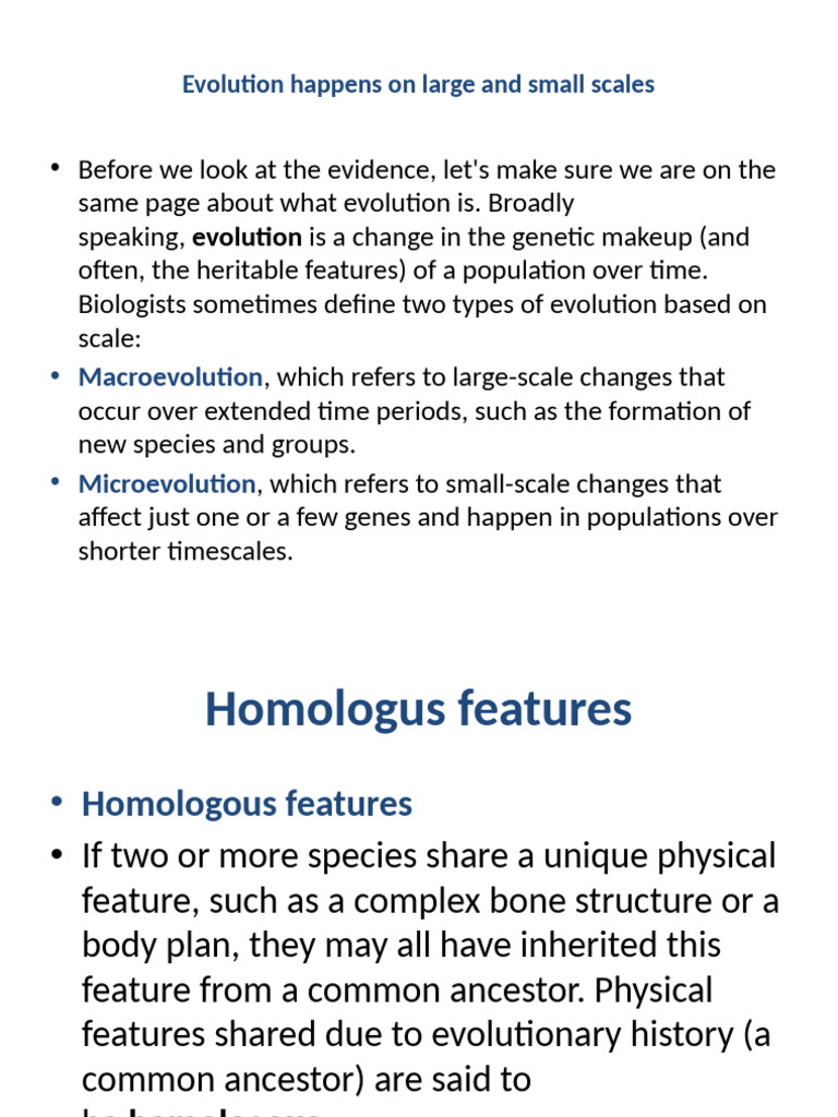 Origin and Evolution of the Species | PDF | Evolution | Homology (Biology)