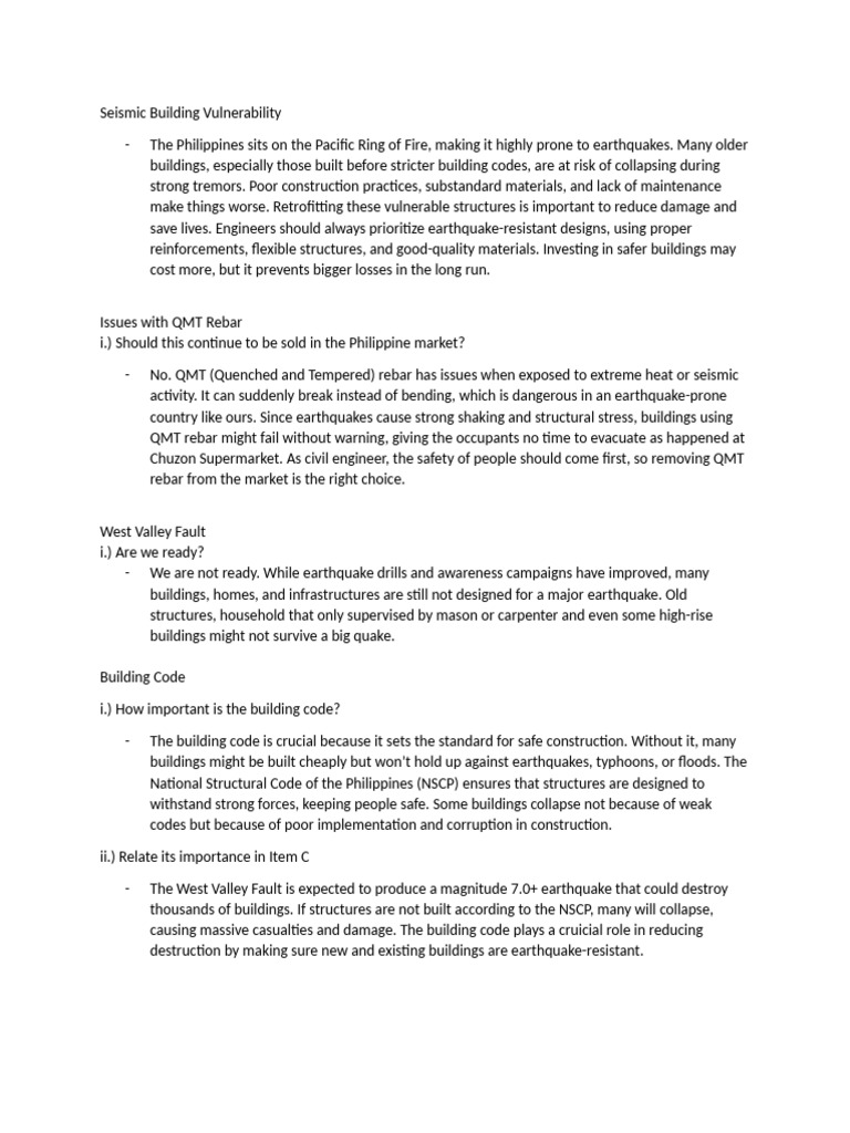 Seismic Building Vulnerability | PDF | Earthquakes | Earthquake Engineering